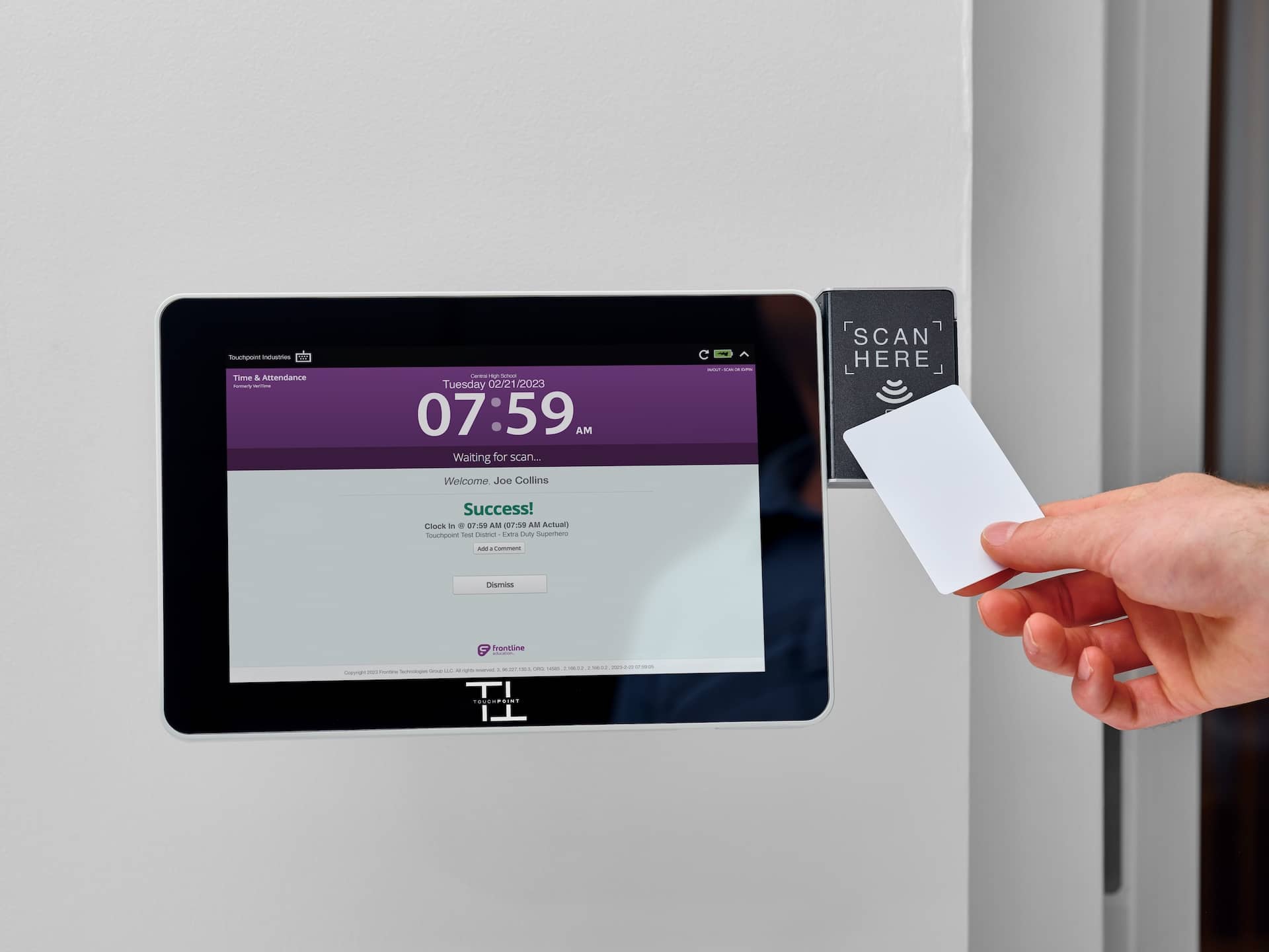 Fast, Fail-Proof Time Clocks Built for Frontline Time & Attendance